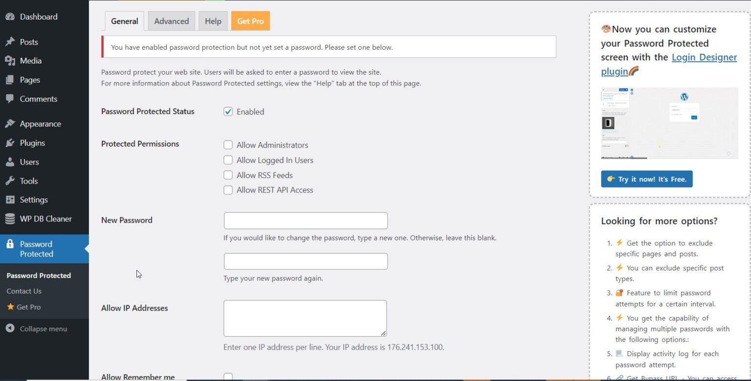 Webcapitan Blog: How to Hide Your Site During Development